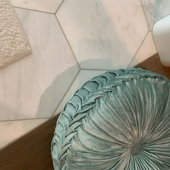 Bedding | Circle Light Teal Throw Pillow | Poshmark